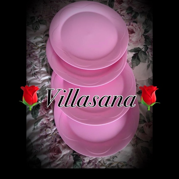 Tupperware | Kitchen | Tupperware Open House 8 Dessert Party Plates ...